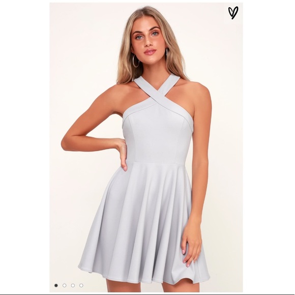 Halter Top Skater Dress